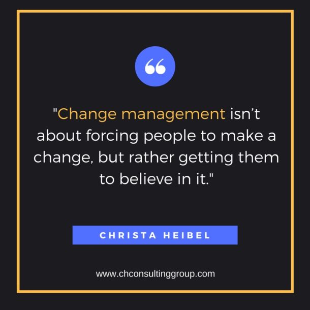 How to Avoid Change Management Failure - CH Consulting Group