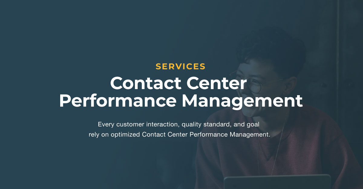 Contact Center Performance Management | CH Consulting Group